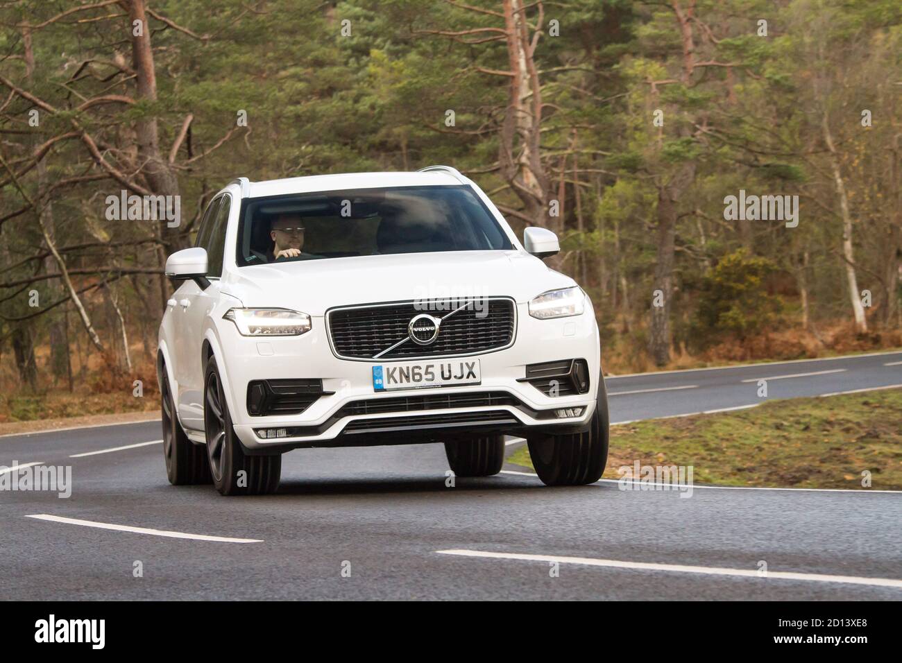 Volvo XC90 SUV on the road. Off roader on the road Stock Photo - Alamy