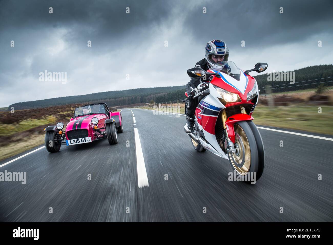 Caterham FireBlade and Honda CBR1000RR Fireblade, 14th June 2016 Stock ...