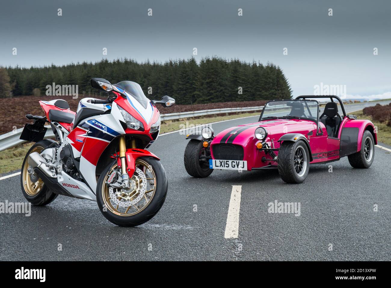 Caterham FireBlade and Honda CBR1000RR Fireblade, 14th June 2016 Stock ...