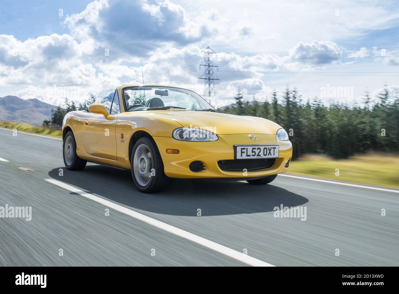 Mazda MX-5 mk 2 during the Mazda MX-5 Road Trip featuring all models of ...