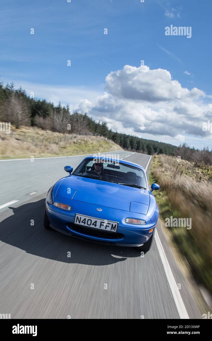 Mazda MX-5 mk 1 during the Mazda MX-5 Road Trip featuring all models of ...