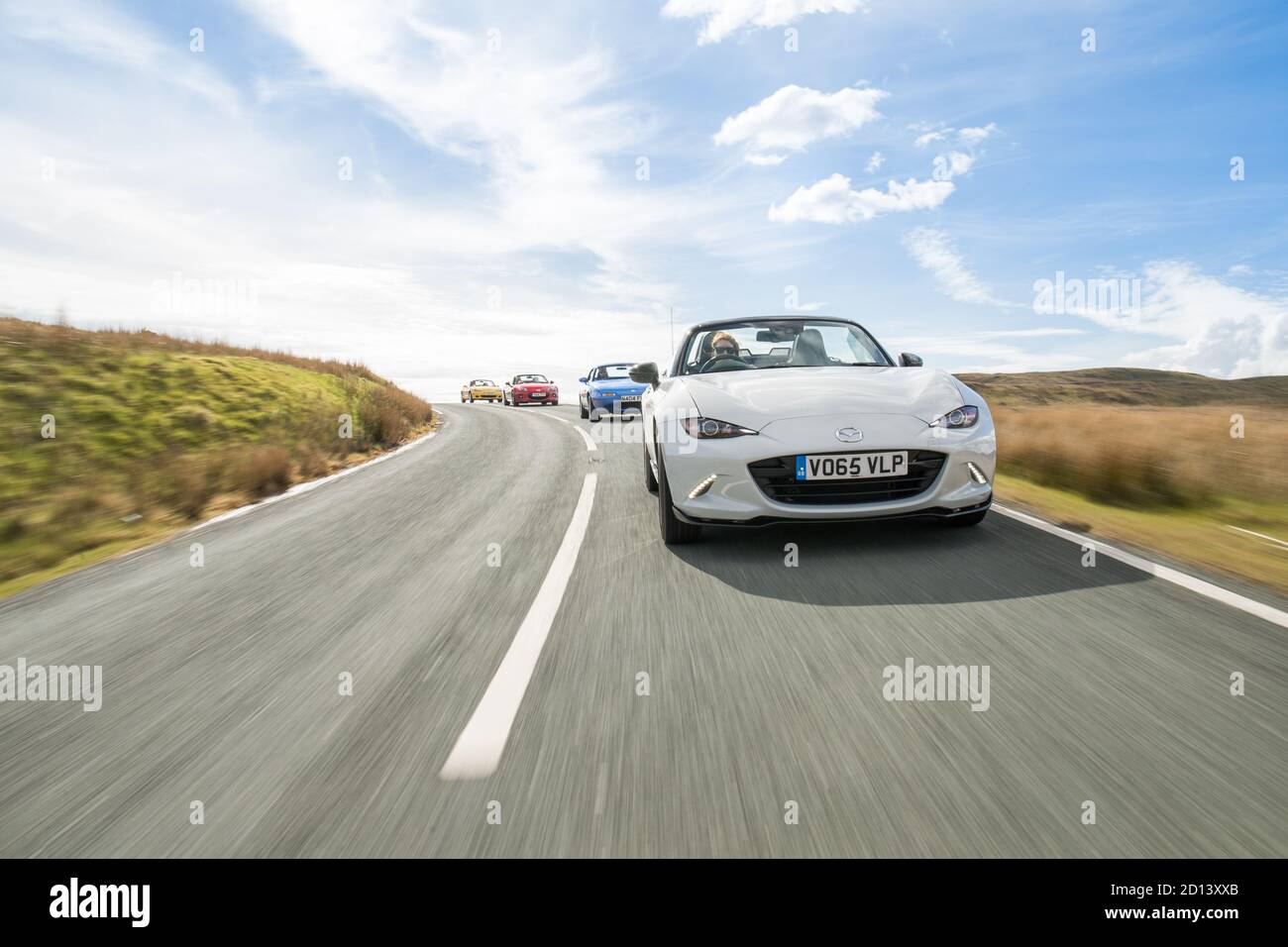 Mazda MX-5 Road Trip featuring all models of the car, 17th June 2016 ...