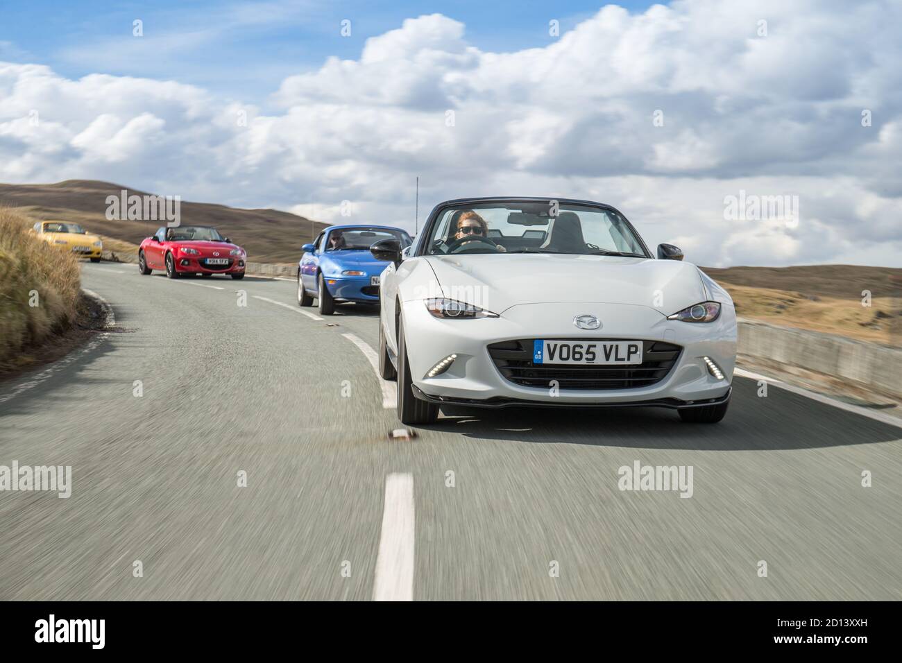 Mazda MX-5 Road Trip featuring all models of the car, 17th June 2016 ...