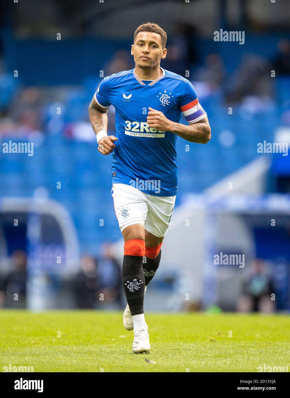 Rangers James Tavernier during the Scottish Premiership match at Ibrox ...