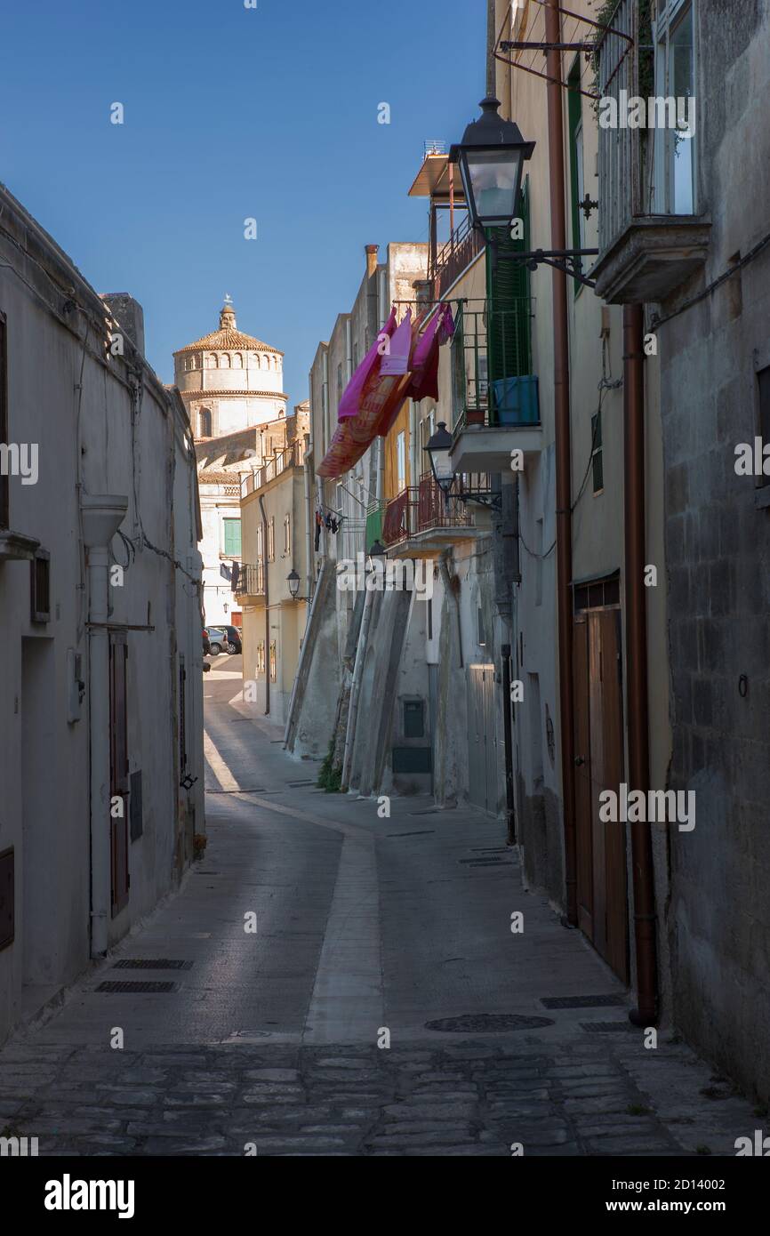 A shady, quiet lane in a southern Italian hill town: Via Balconi ...