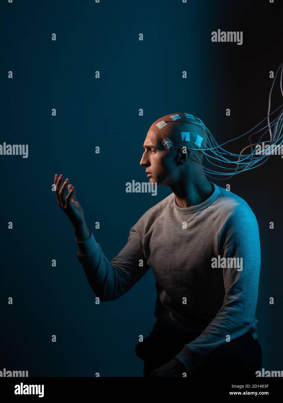 Contacts connected to the brain, reading brain signals, studying ...