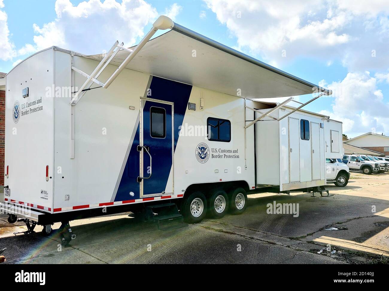Following the damage caused by Hurricane Laura, the U.S. Customs and ...