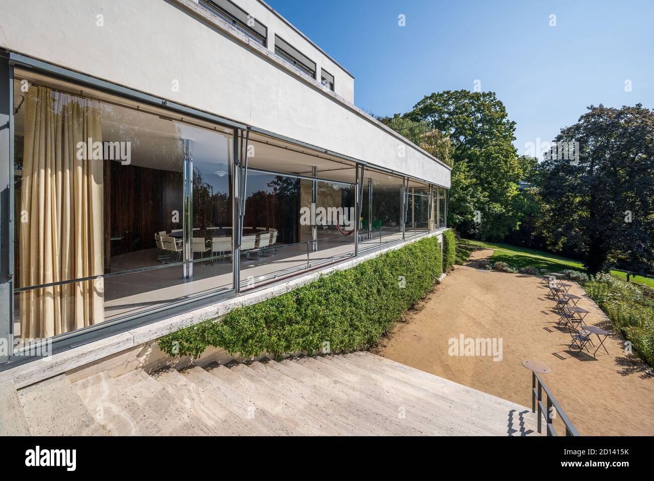 Villa Tugendhat designed by architect Mies van der Rohe in 1928-1930 ...