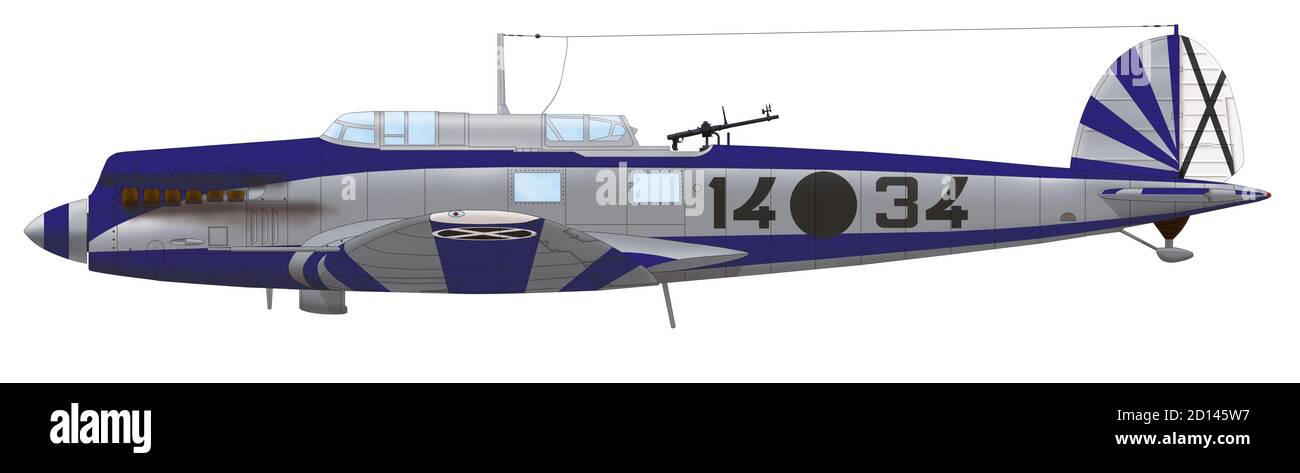 Heinkel He 70F-2 (14 34) of the Aufklärungsstaffel 88 (Reconnaissance ...