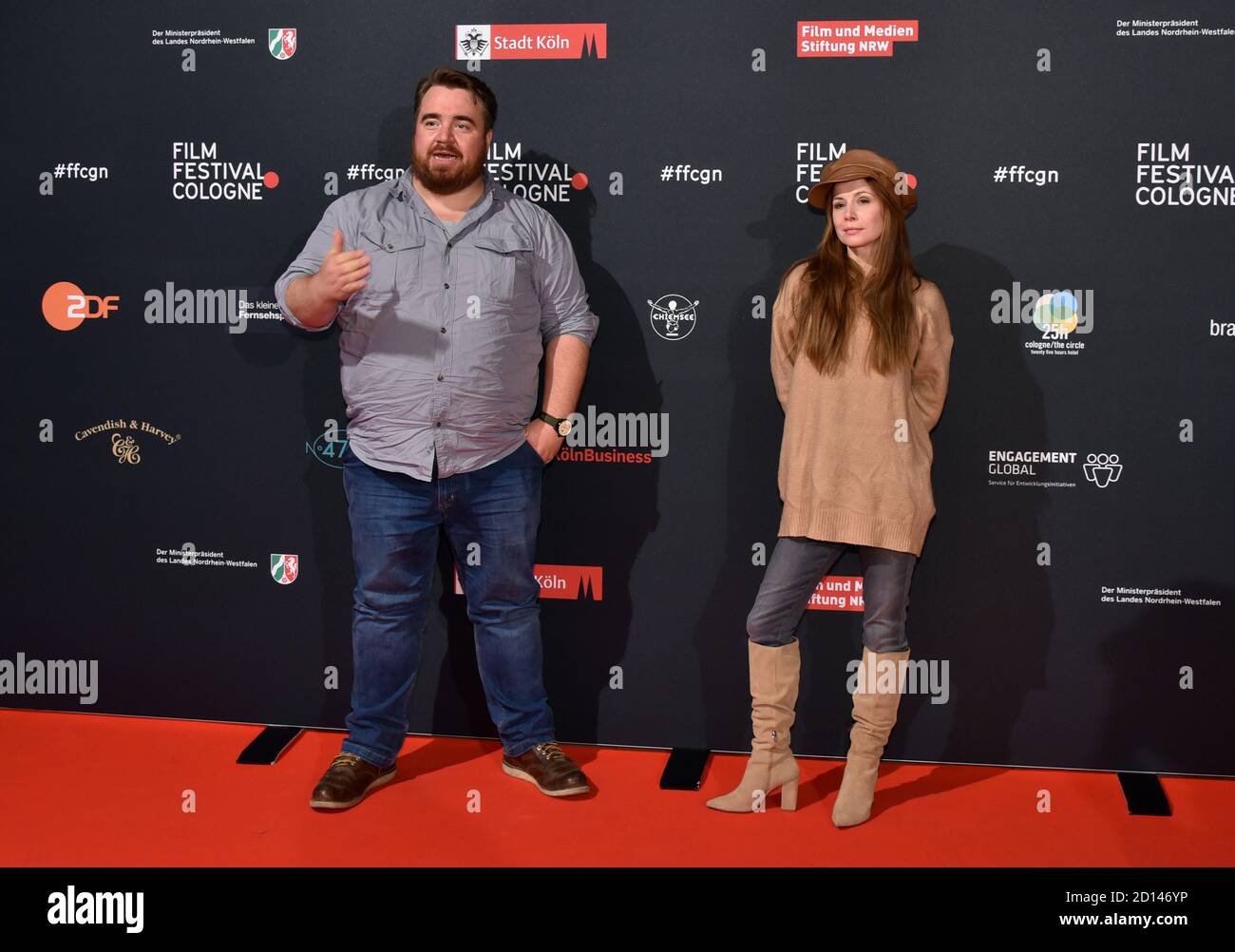 04 October 2020, North Rhine-Westphalia, Cologne: The actors Tristan ...