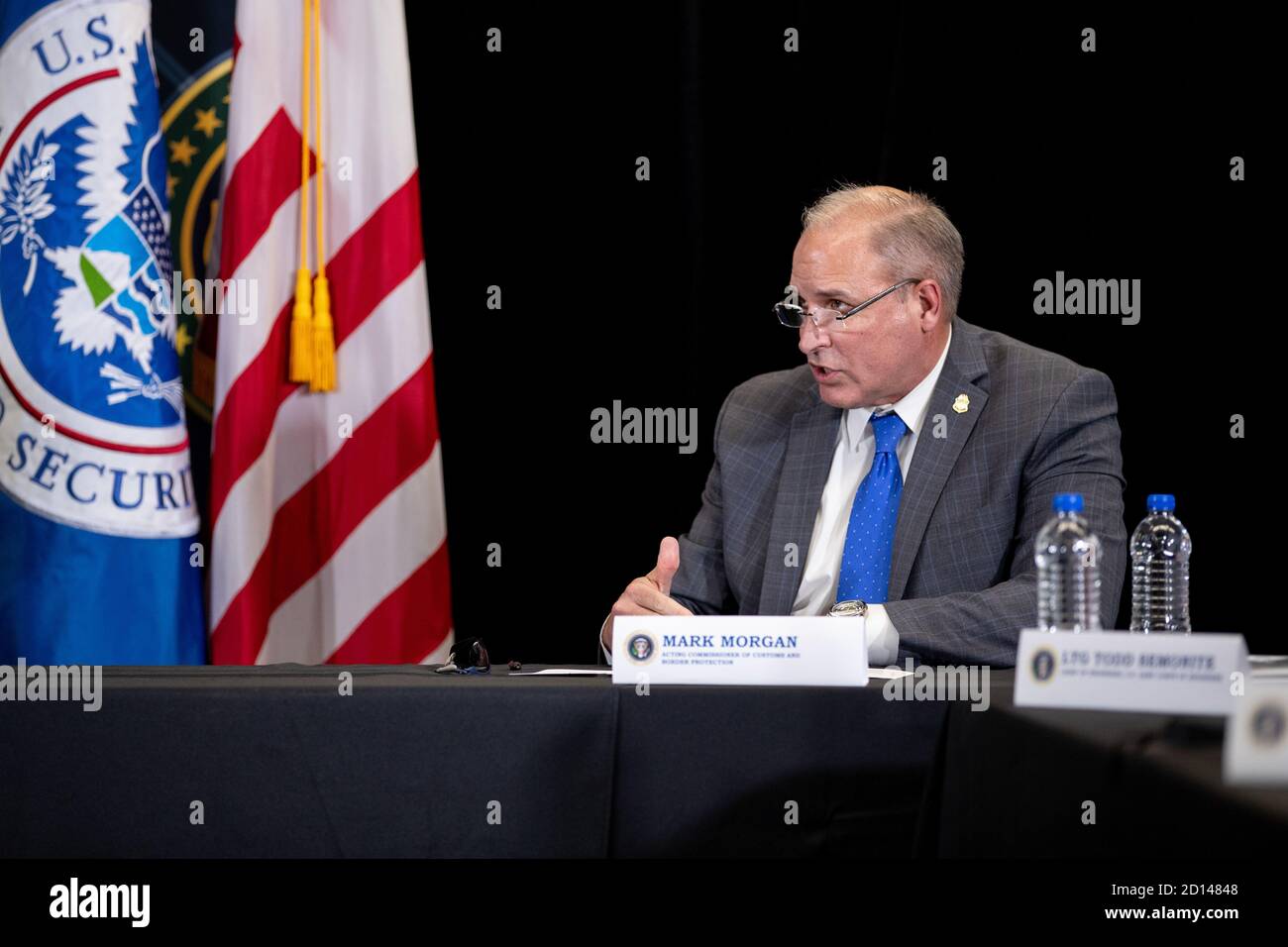 President Donald Trump, Acting Secretary Chad Wolf, and Acting ...