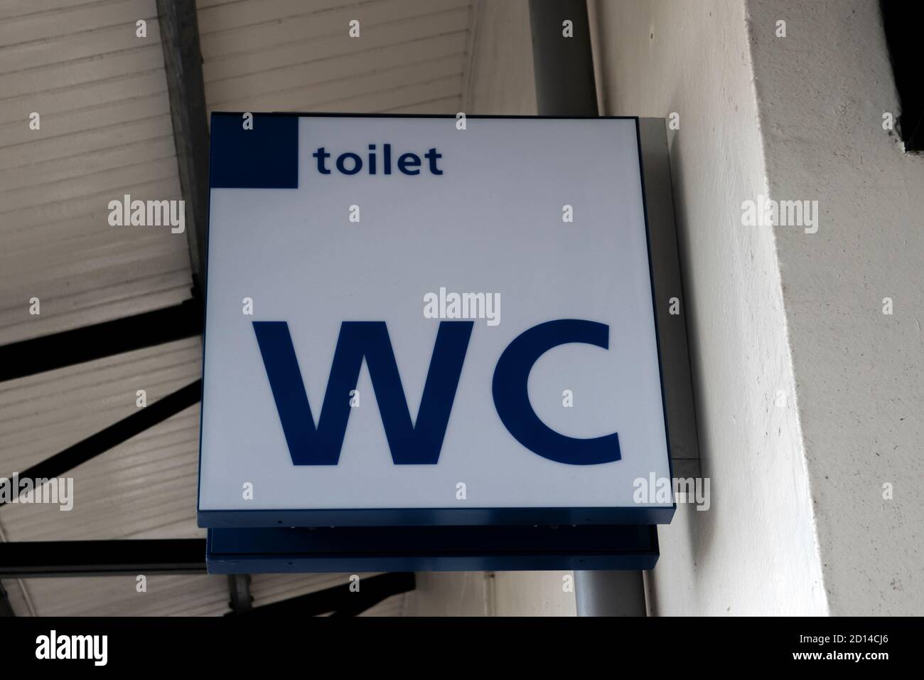 Information Sign Toilet At The Train Station Bilthoven The Netherlands ...