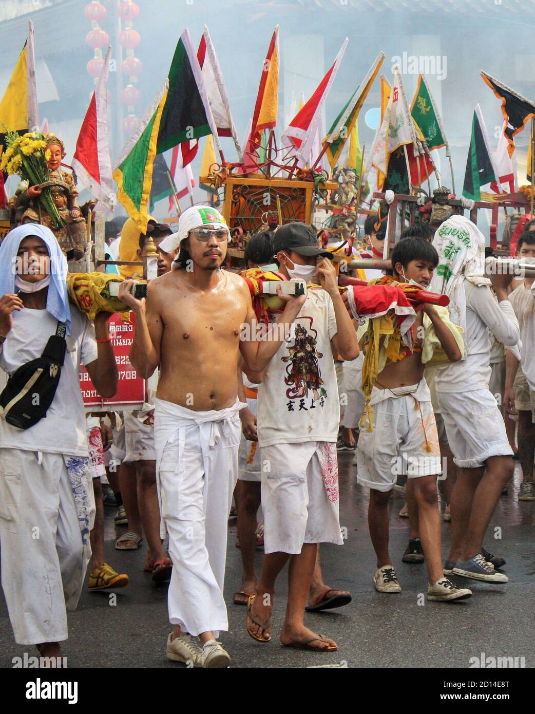 Phuket Town / Thailand - October 7, 2019: Nine Emperor Gods Festival or ...
