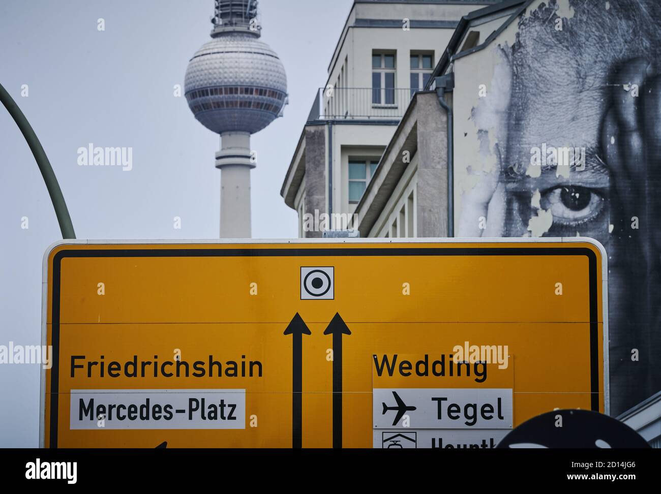 Berlin, Germany. 05th Oct, 2020. A street sign shows the directions for ...