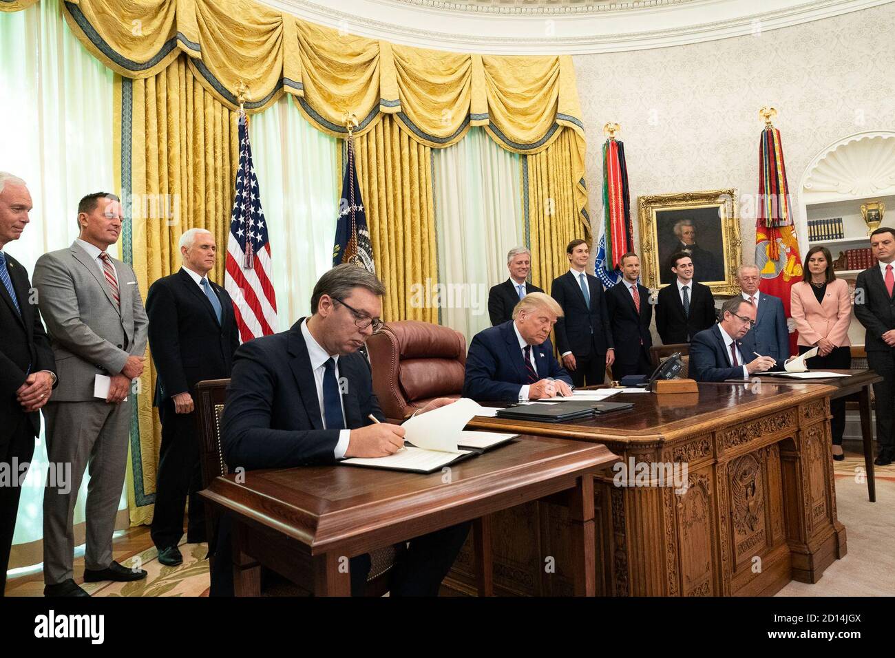 On September 4, 2020, President Donald Trump participated in a signing ...