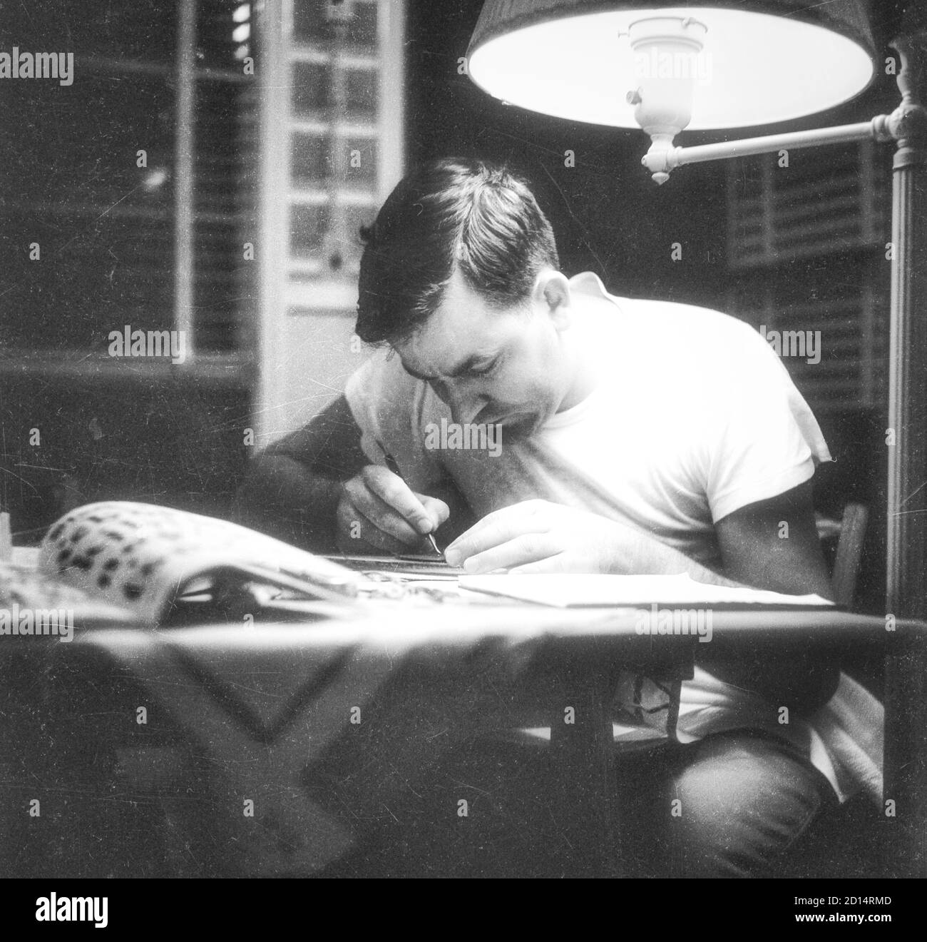 Vintage art project Black and White Stock Photos & Images - Alamy