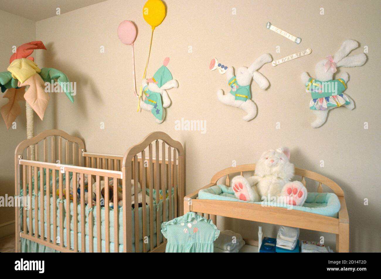 Residential baby's room, USA 1990s Stock Photo - Alamy