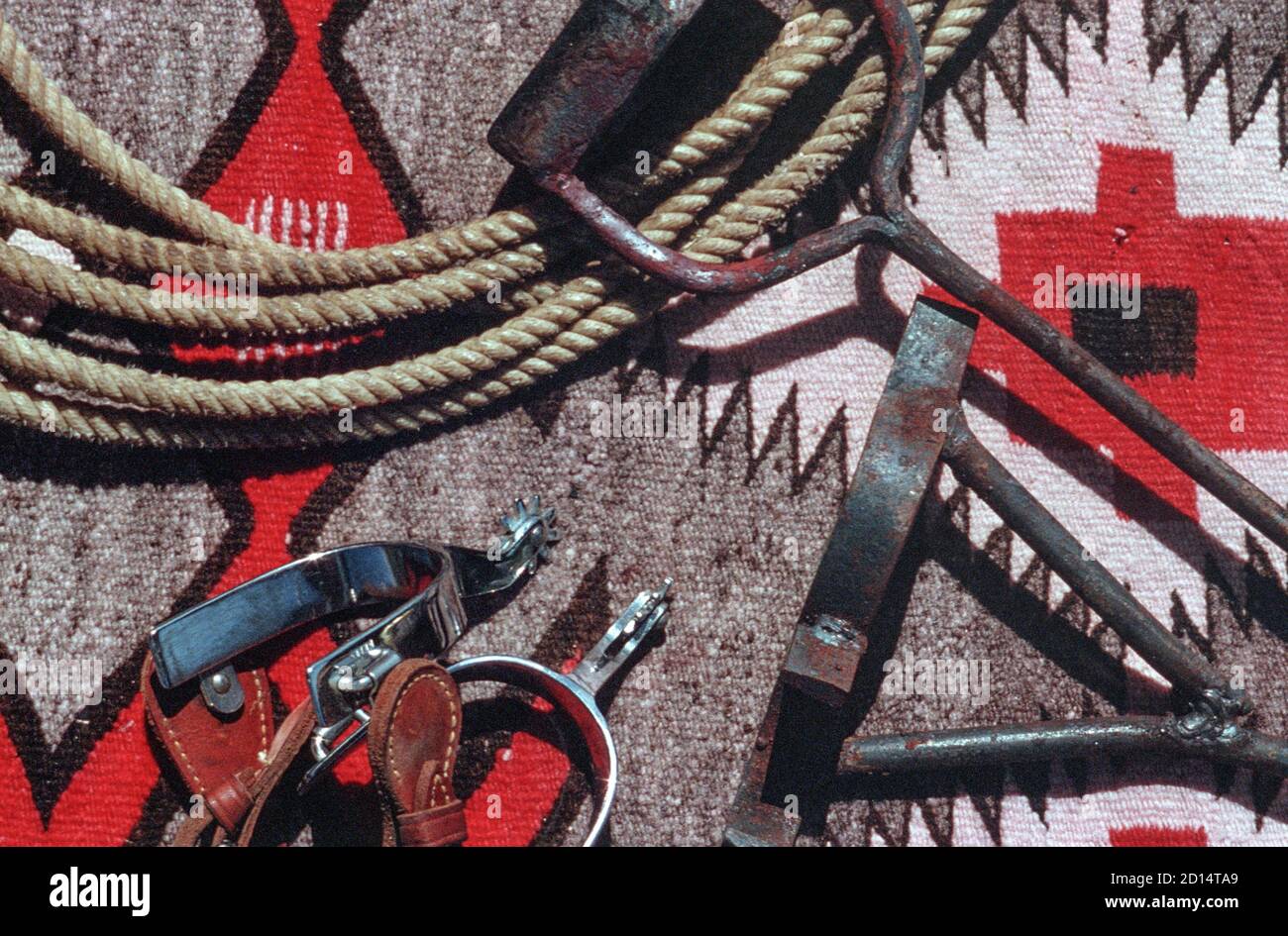 Still life of Western cowboy too of the trade, United States Stock ...
