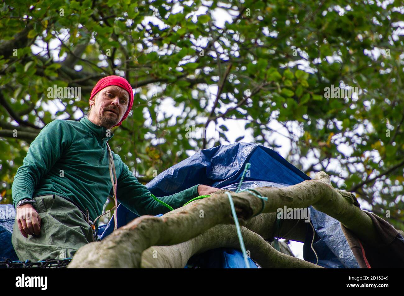 Environmental Activist Swampy who came to fame in the 1990s for his ...