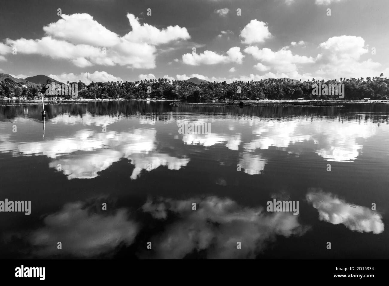 Beautiful scenery and lakes Black and White Stock Photos & Images - Alamy
