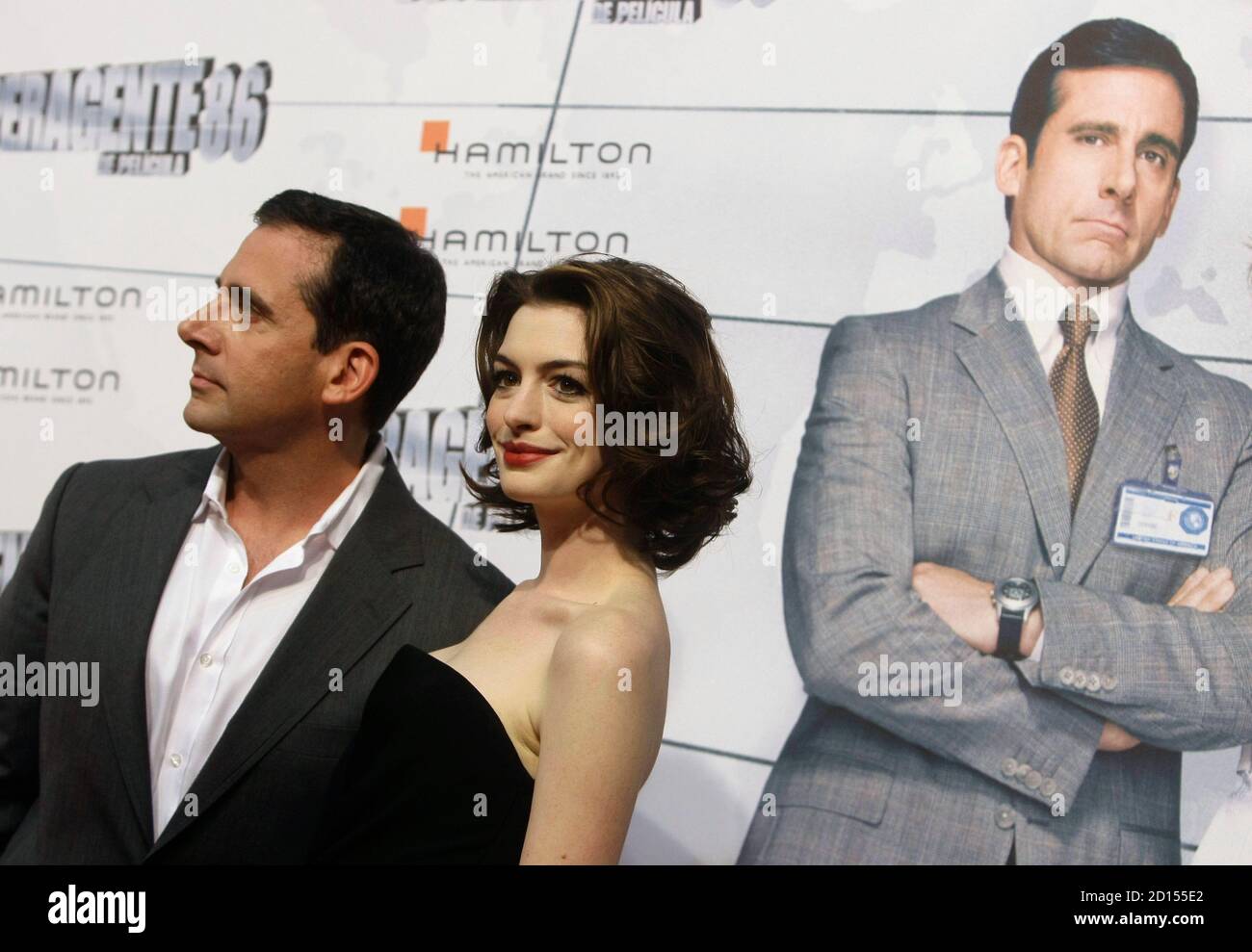 Steve Carell And Anne Hathaway High Resolution Stock Photography and ...