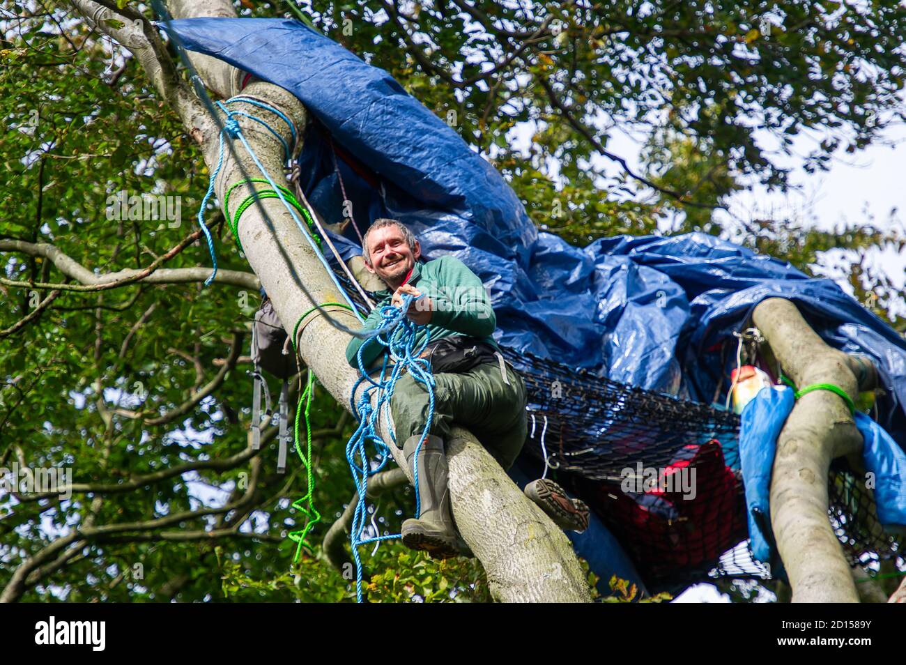 Environmental Activist Swampy who came to fame in the 1990s for his ...