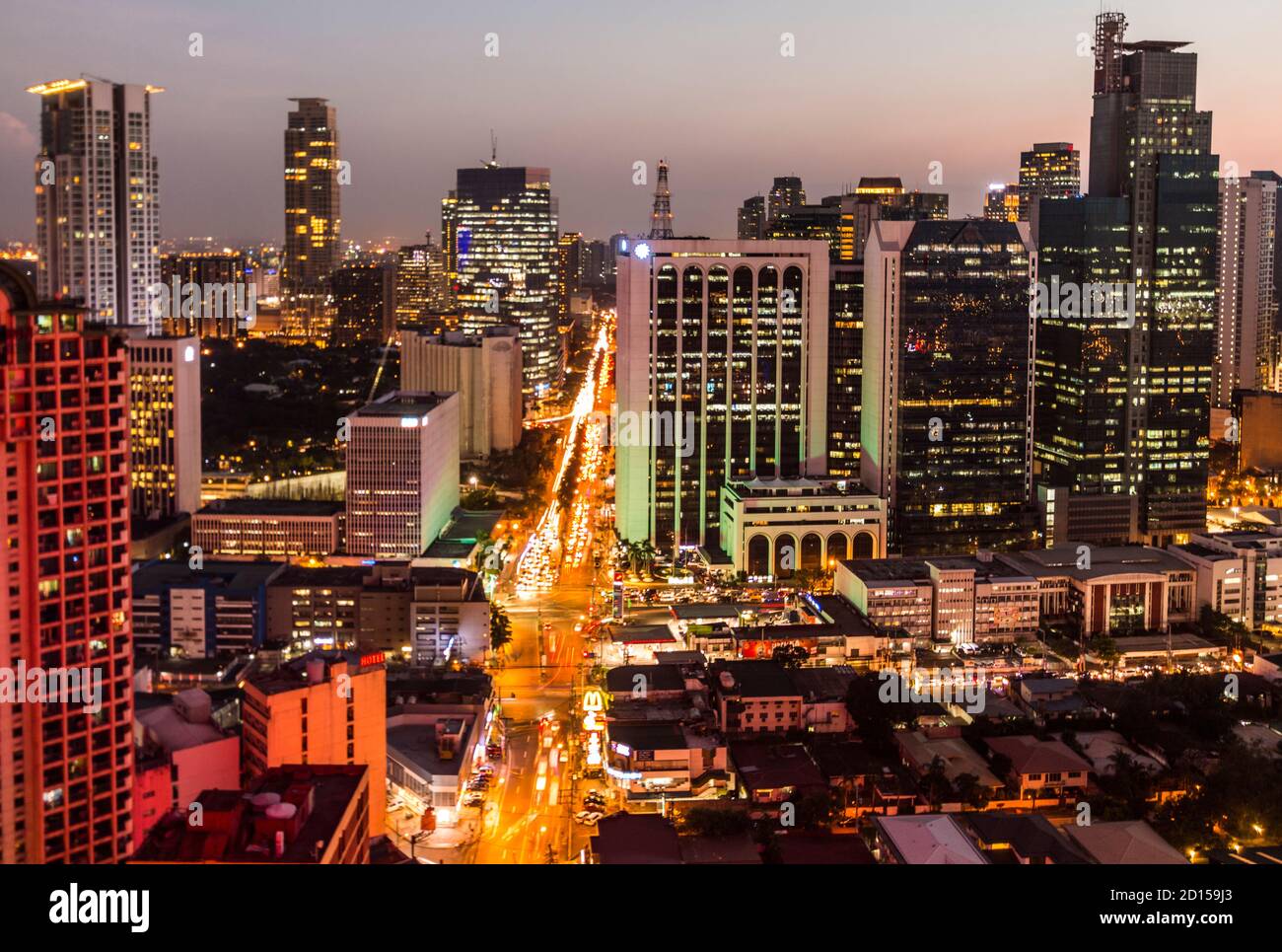 Makati city skyline hi-res stock photography and images - Alamy