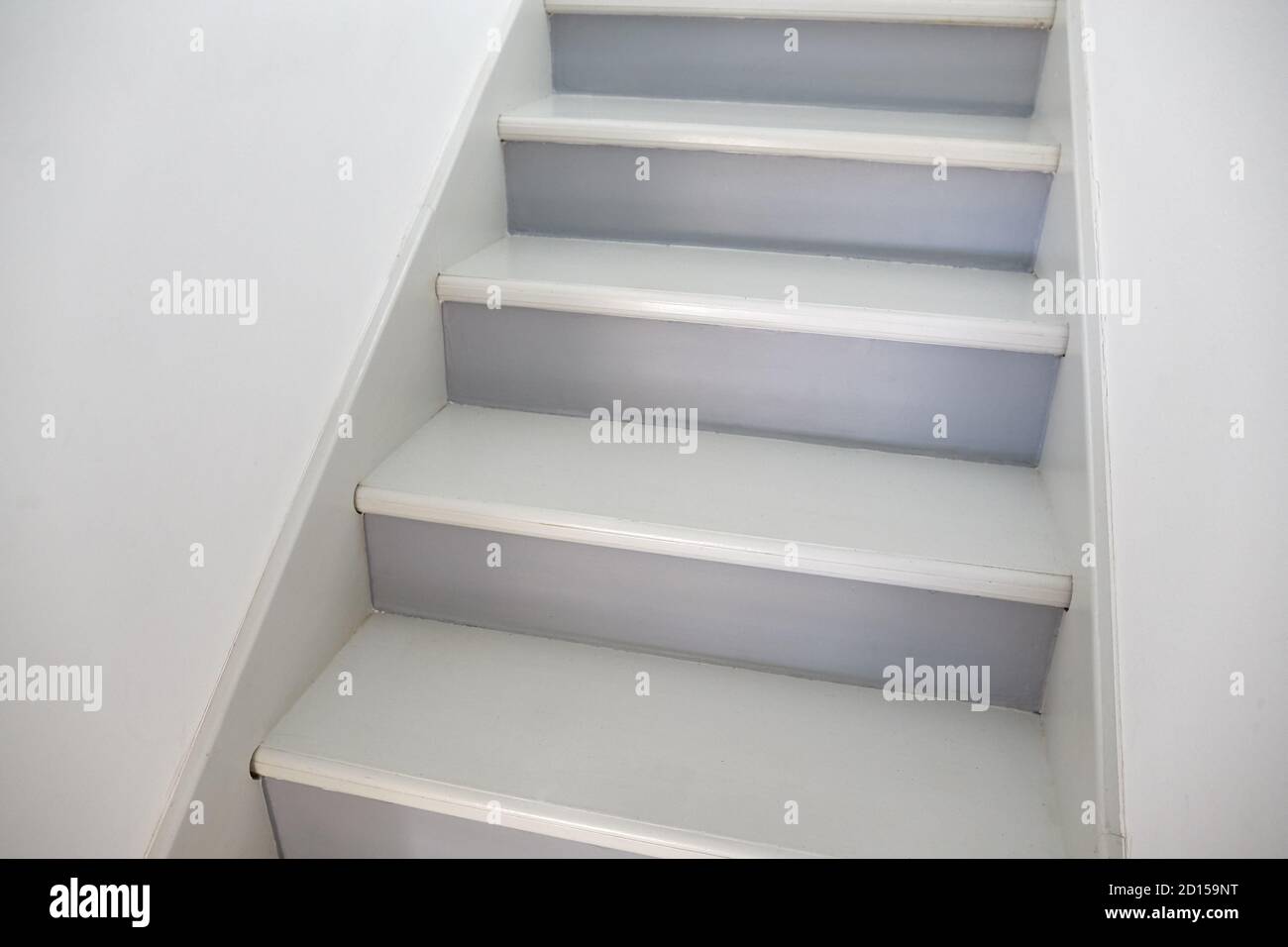 Stairs in a house Stock Photo - Alamy