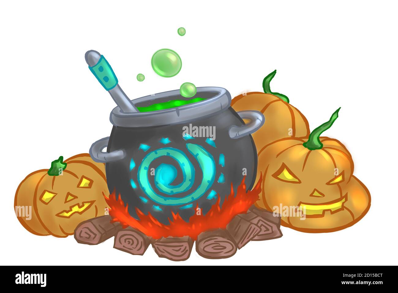 Magic illustration set Cut Out Stock Images & Pictures - Alamy