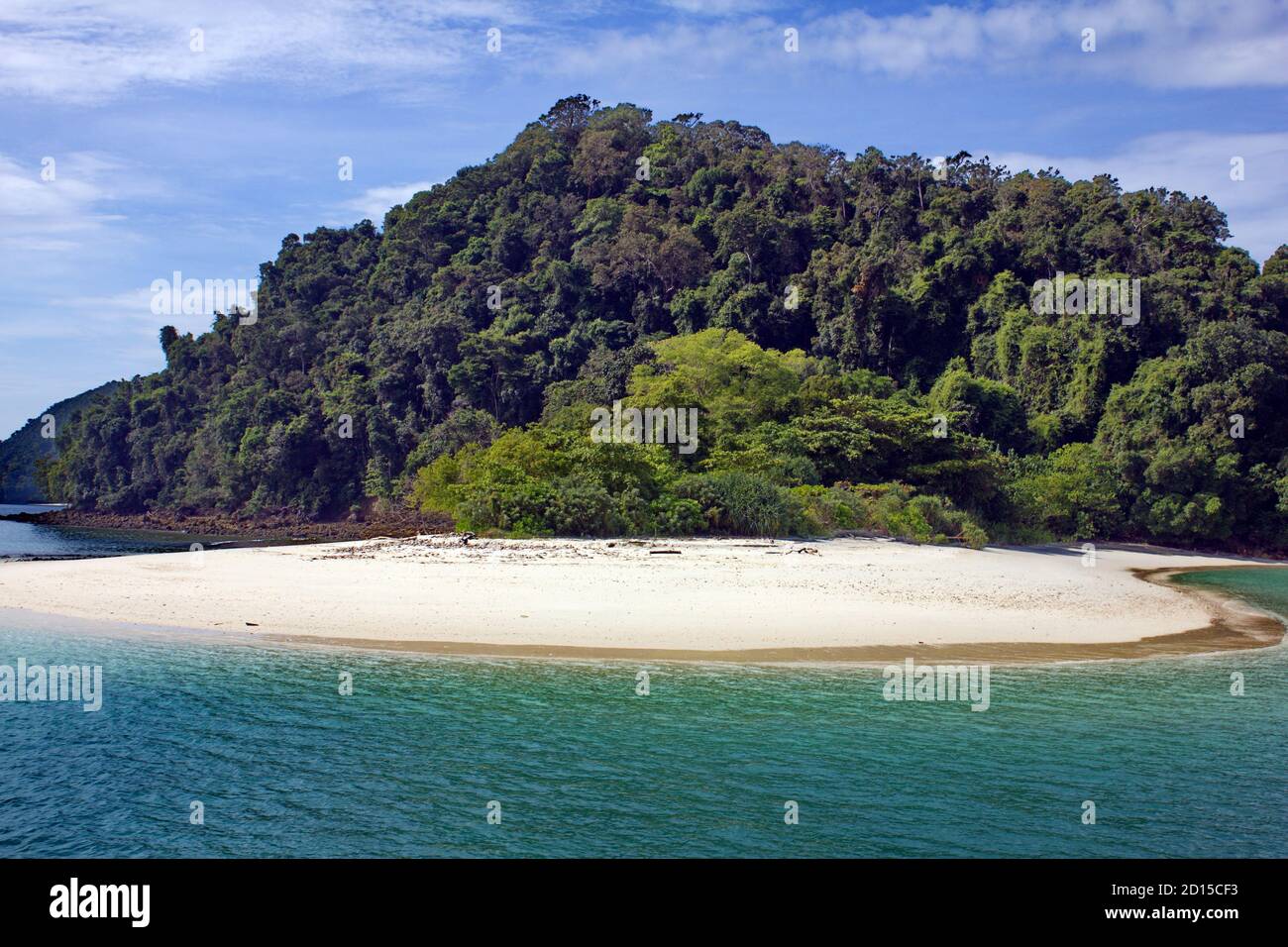 Uninhabited island, Mergui Archipelago, Andaman Sea, Myanmar, Southeast ...