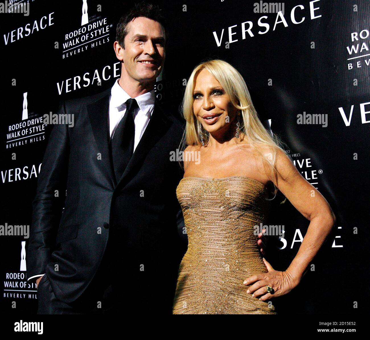 Donatella versace brother gianni versace hi-res stock photography and ...