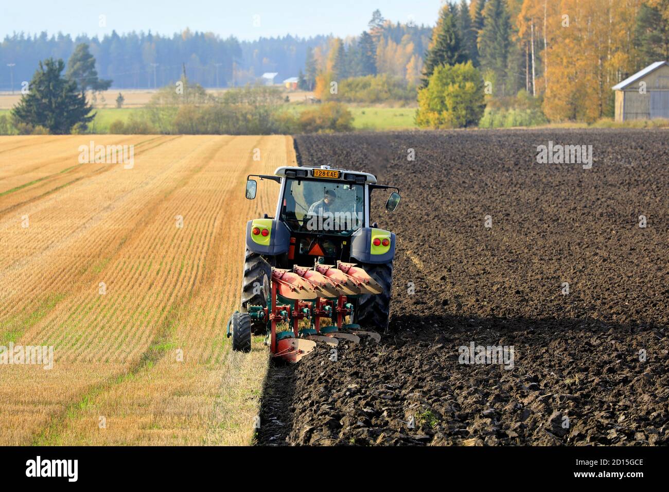 Farmer with plough hi-res stock photography and images - Alamy