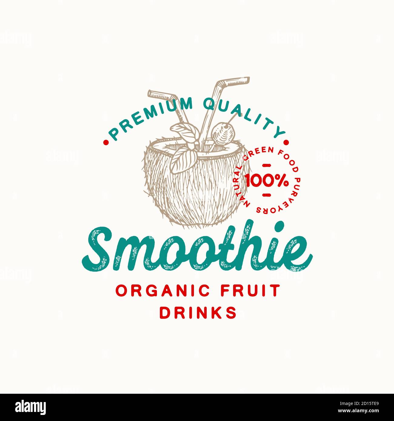 Smoothie Drink Logo