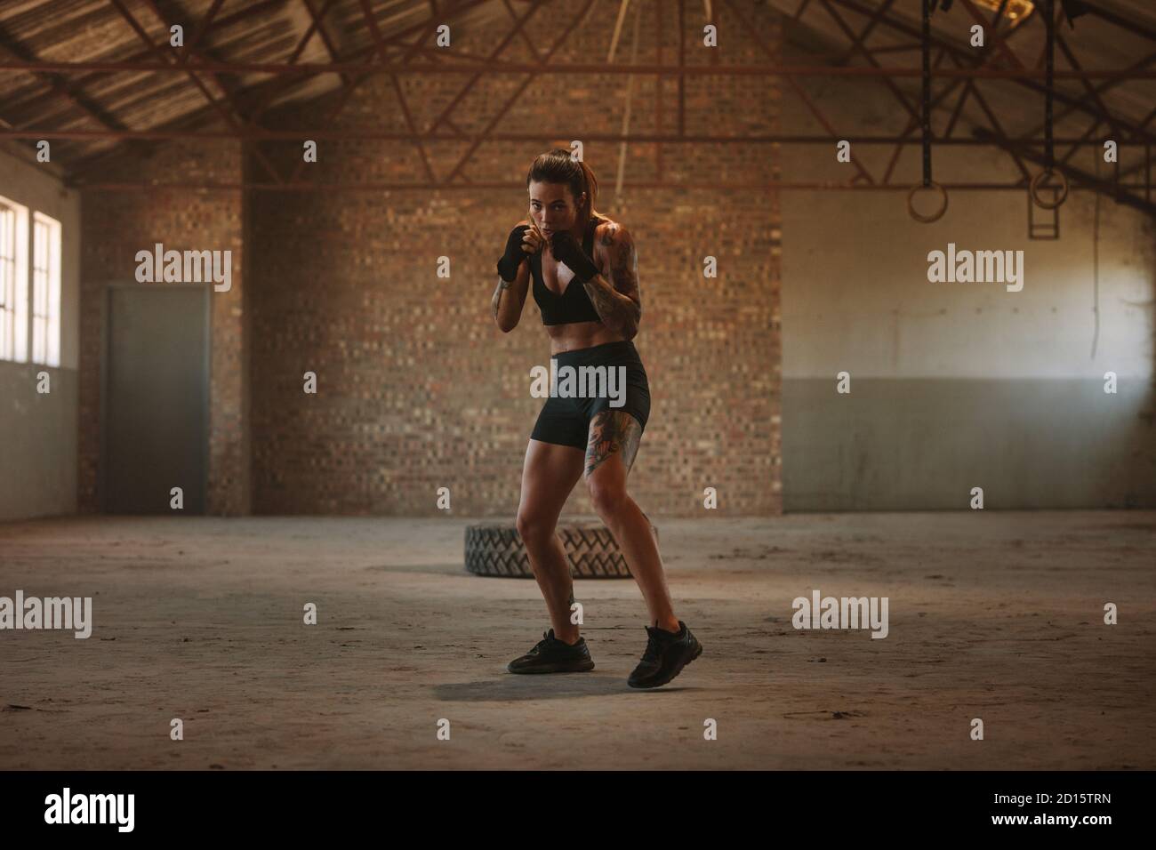 Shadow boxing exercise hi-res stock photography and images - Alamy