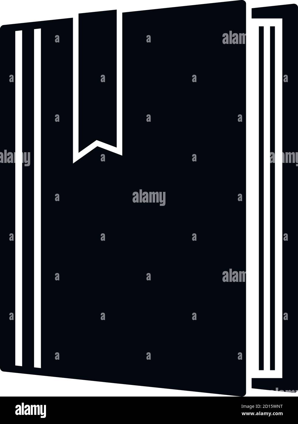 Library book icon. Simple illustration of library book vector icon for ...