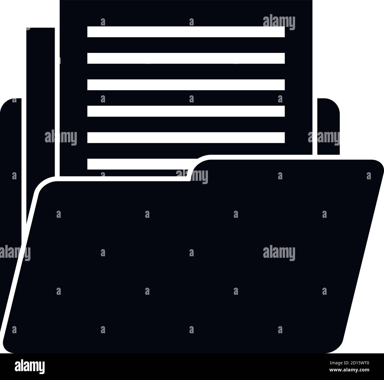 Library online folder icon. Simple illustration of library online ...