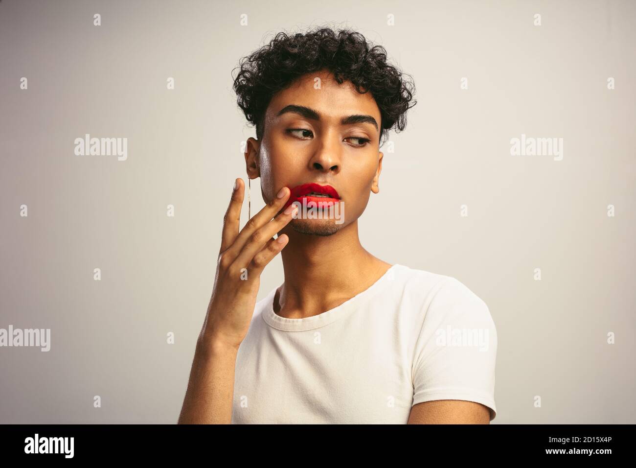 Male gay face facial hi-res stock photography and images - Alamy