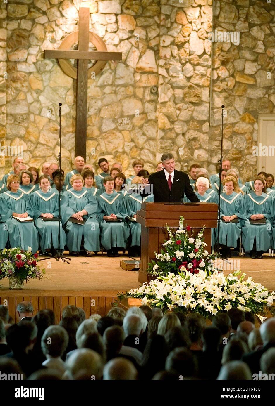 Ruth graham funeral hi-res stock photography and images - Alamy