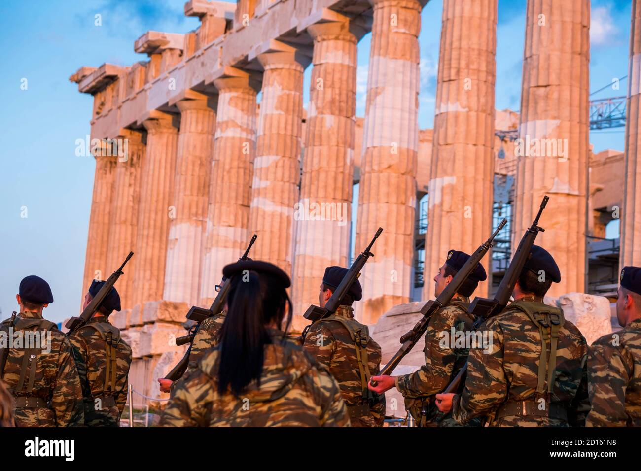 Greece, Athen, Acropolis, registered World Heritage Site by UNESCO ...