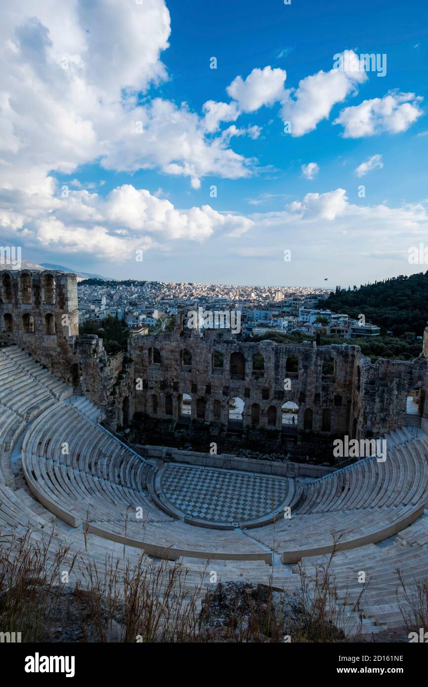 Greece, Athen, Acropolis, registered World Heritage Site by UNESCO ...