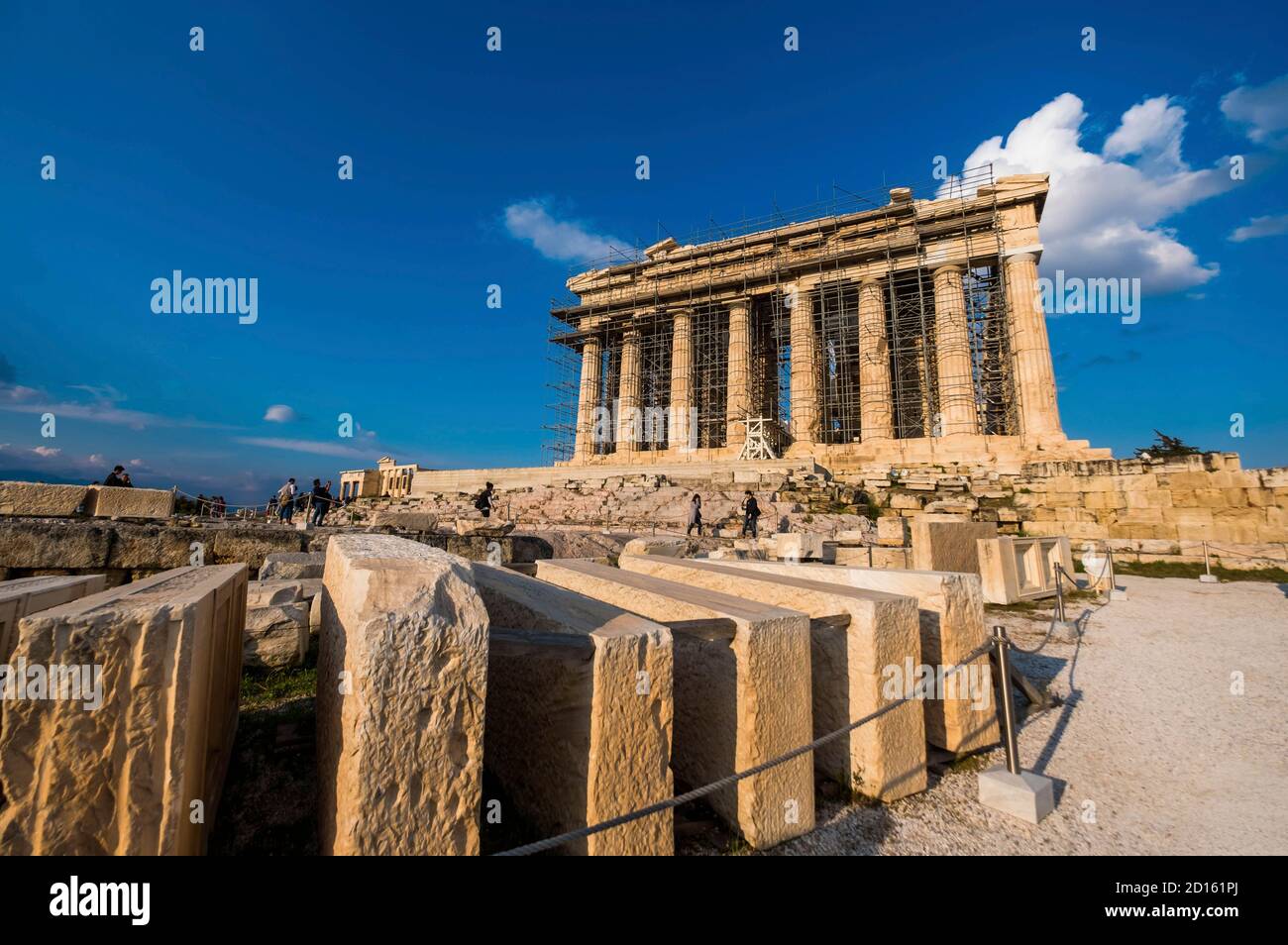 Greece, Athen, Acropolis, registered World Heritage Site by UNESCO, the ...