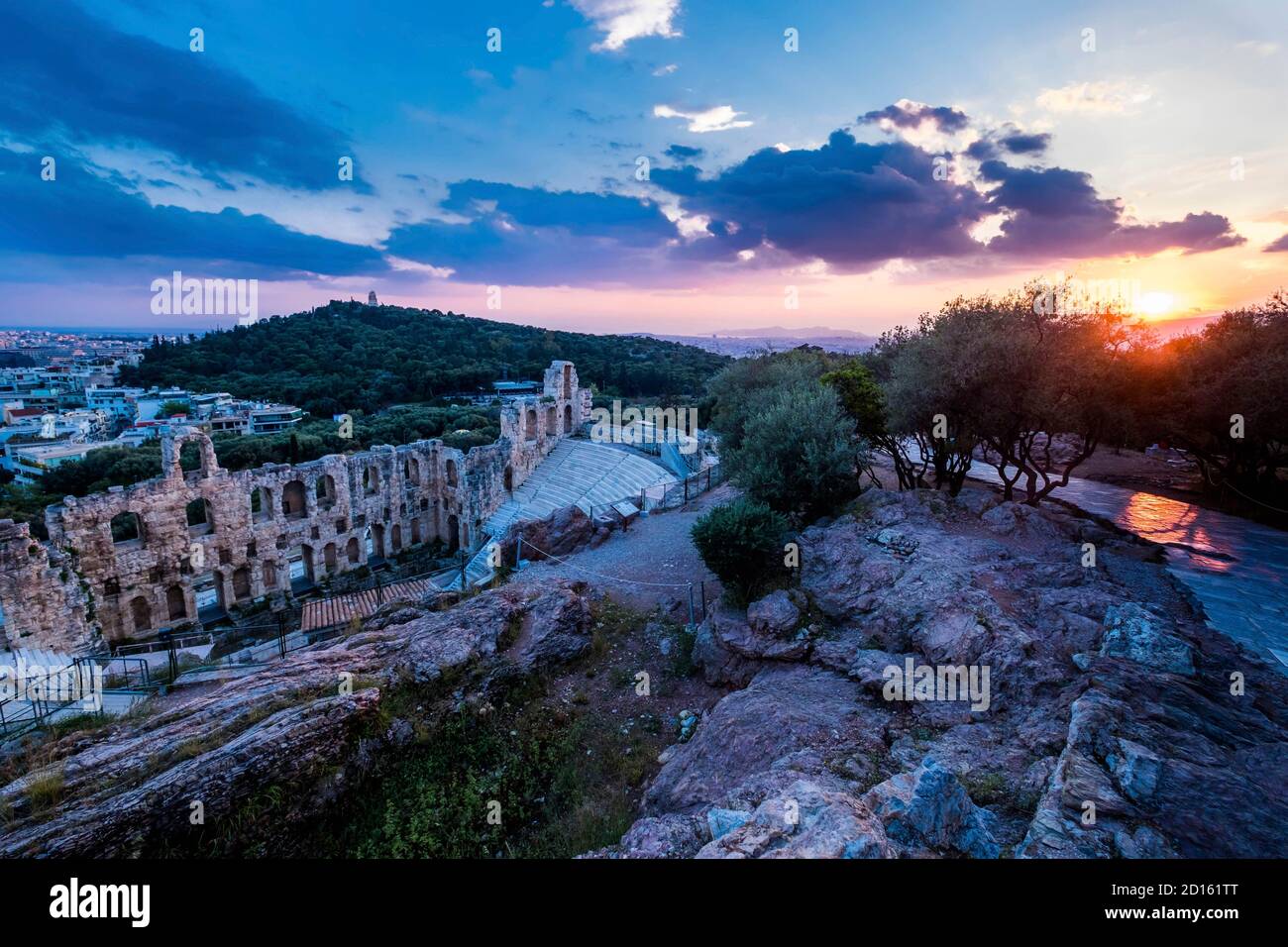 Greece, Athen, Acropolis, registered World Heritage Site by UNESCO ...