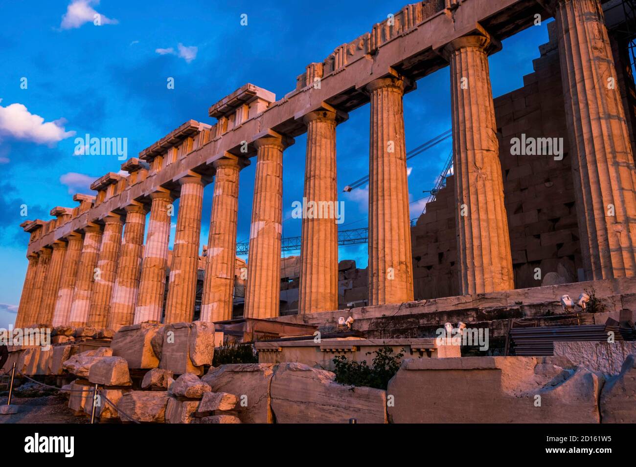 Greece, Athen, Acropolis, registered World Heritage Site by UNESCO, the ...