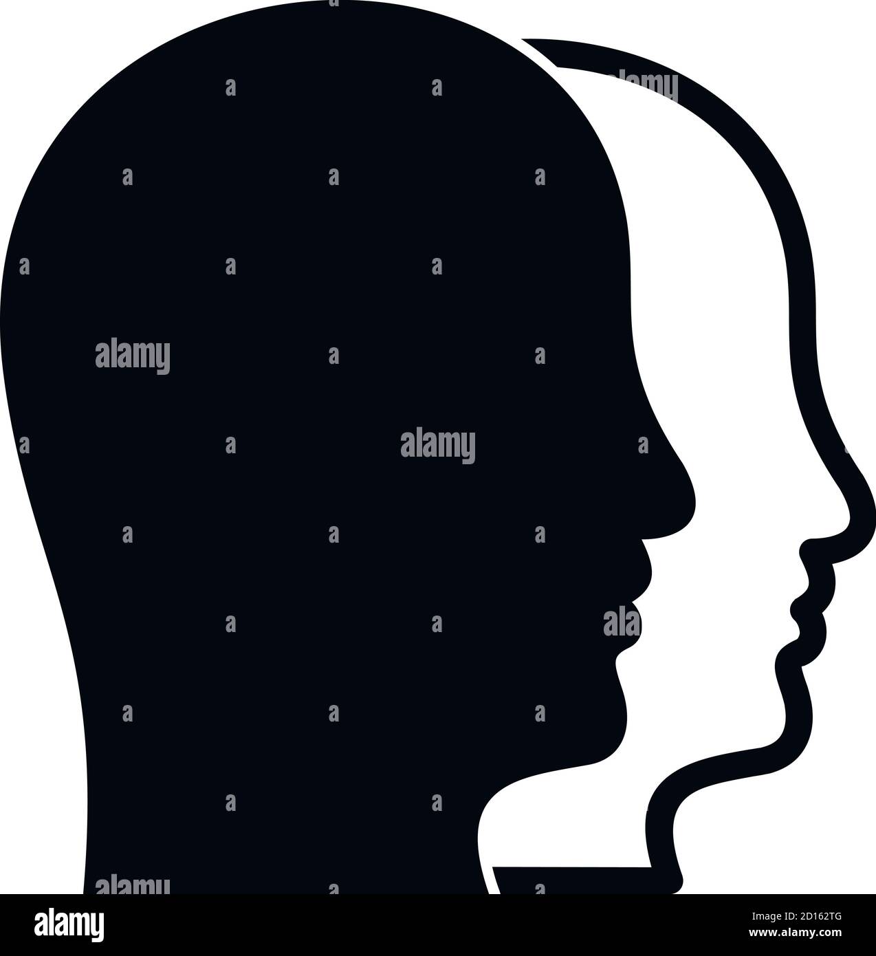 Stop racism discrimination icon. Simple illustration of stop racism ...