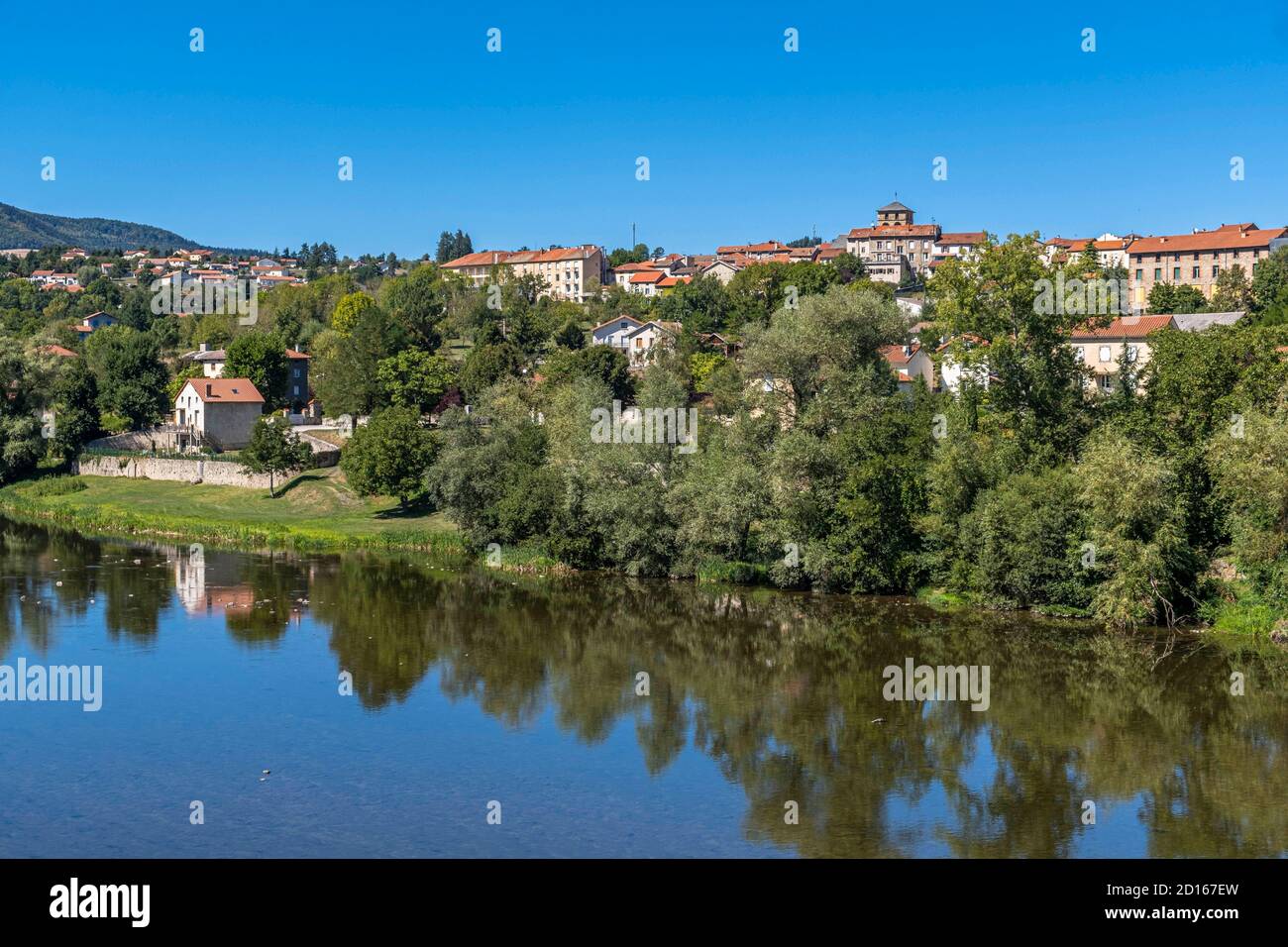 France, Haute Loire, village of Retournac, Loire valley Stock Photo - Alamy