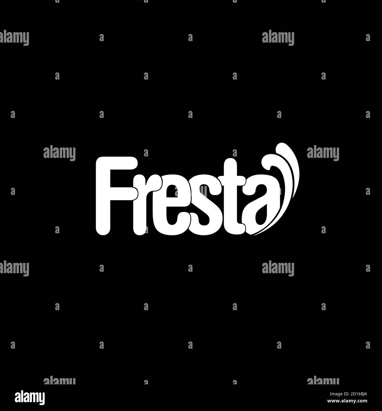 Fresta logo with natural waves Stock Vector Image & Art - Alamy