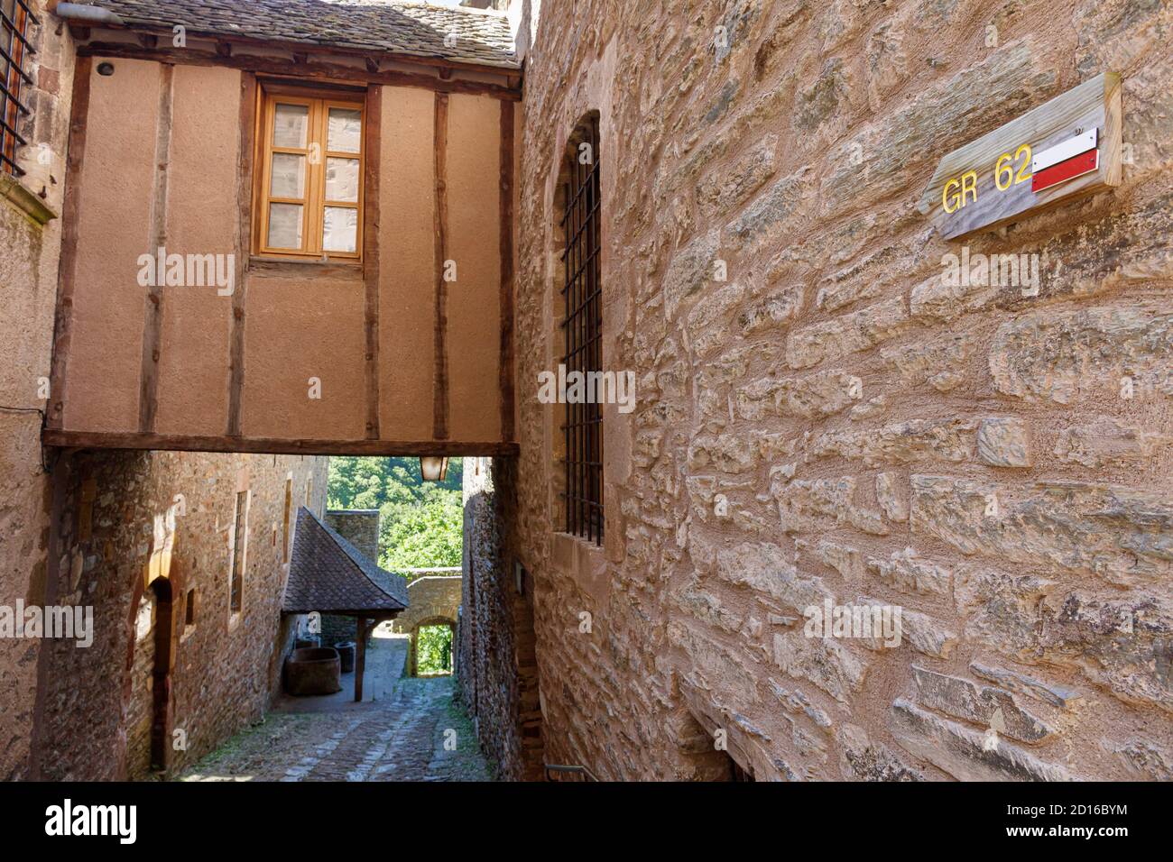 France, Aveyron, Conques en Rouergue, labelled Les Plus Beaux Villages ...