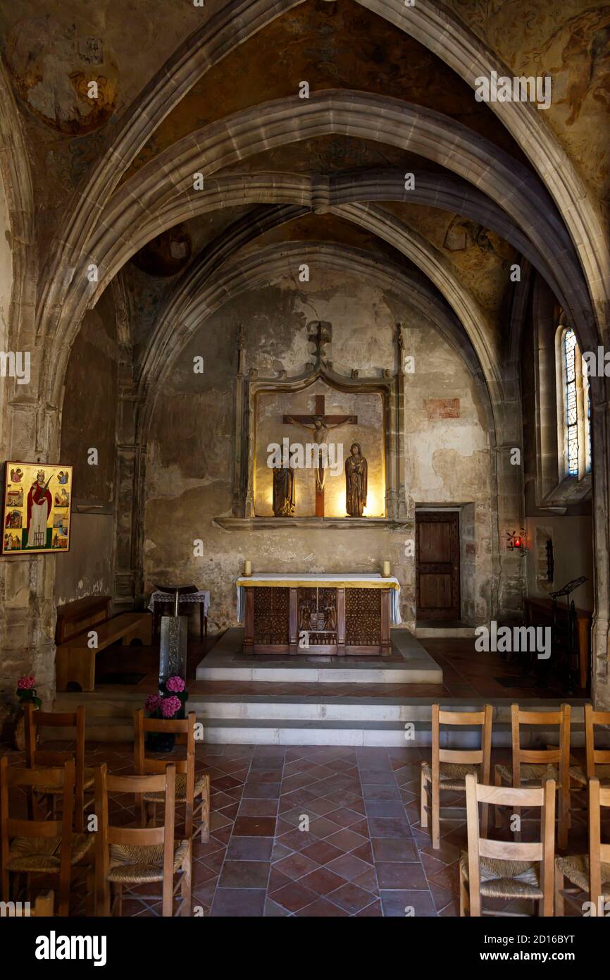 France, Aveyron, Conques en Rouergue, labelled Les Plus Beaux Villages ...