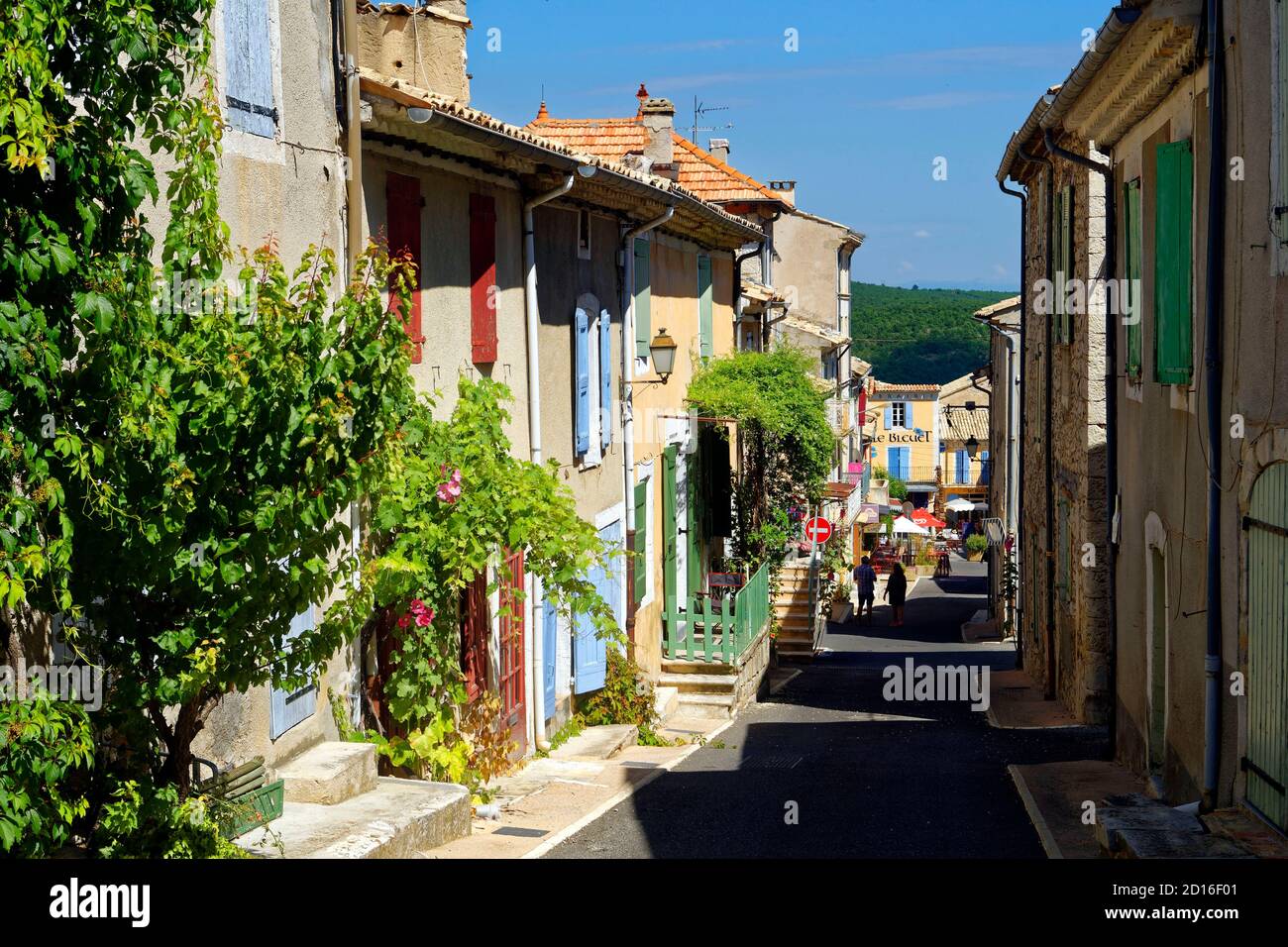 Banon france provence alpes de haute provence town hi-res stock ...
