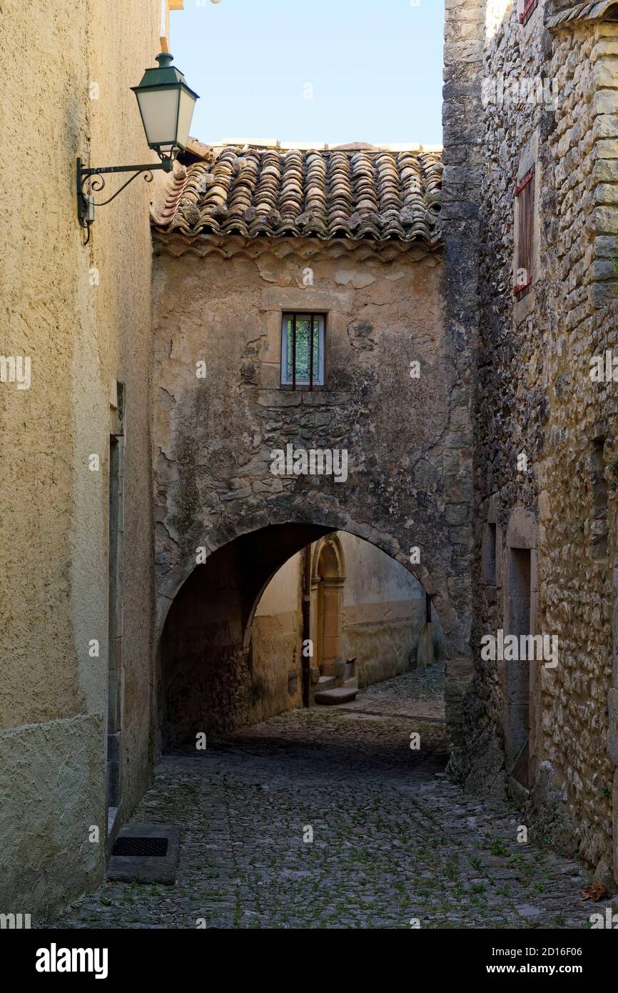 Banon france provence alpes de haute provence town hi-res stock ...